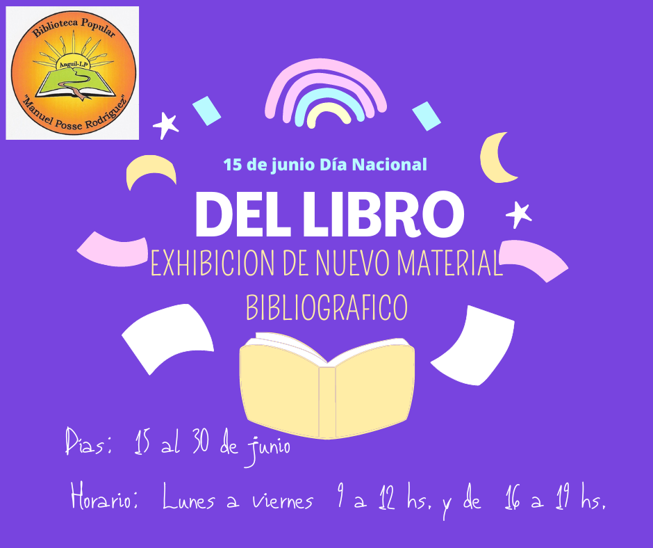 15 de Junio "Día del Libro" | CONABIP